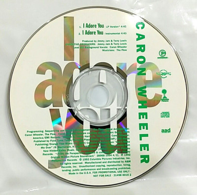 (CD) Caron Wheeler – I Adore You, Promo, 31458 8016 2, Single, EX, Rare ...