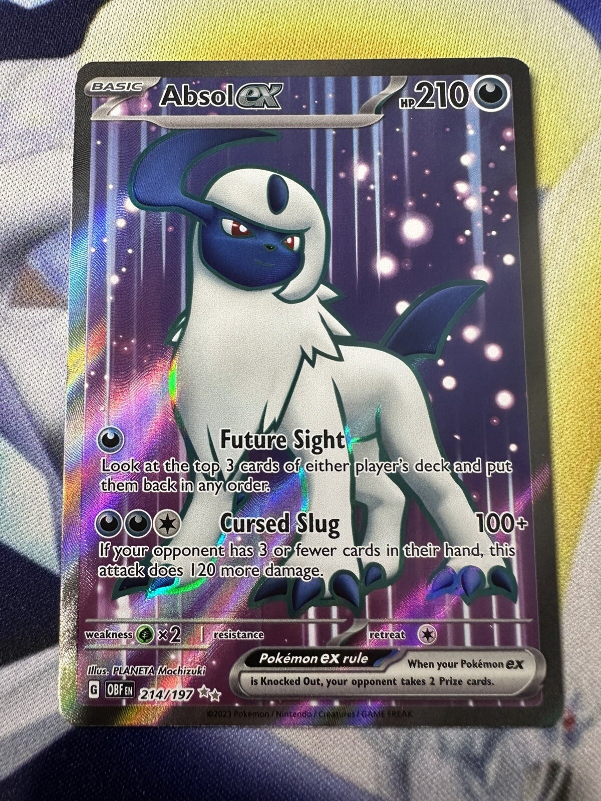 Absol ex 214/197 Obsidian Flames Full Art Holo Pokemon TCG Card NM | eBay