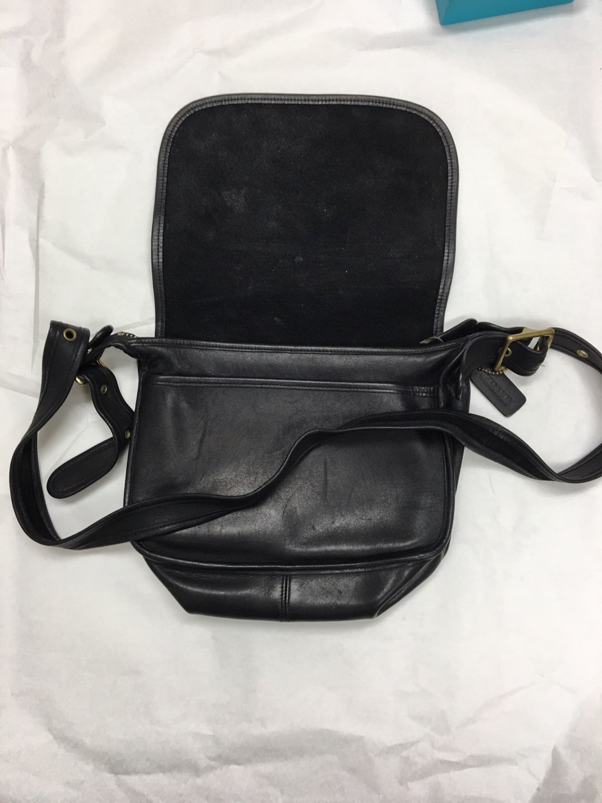 VINTAGE COACH USA CLASSIC SHOULDER BAG FLAP FRONT#917… - Gem