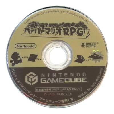 [Disc Only No case] Paper Mario RPG NGC Nintendo GAMECUBE | eBay
