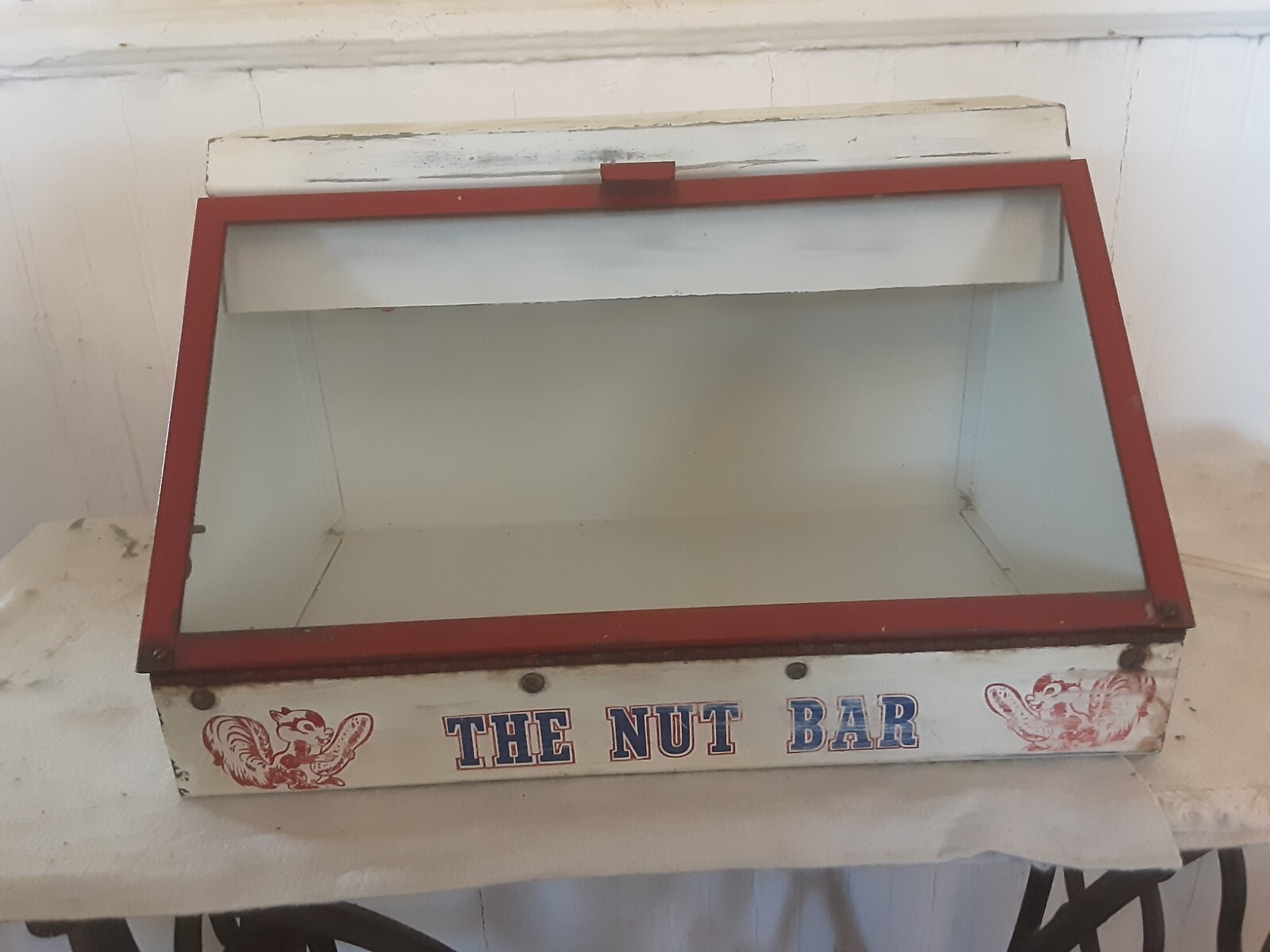 Vintage THE NUT BAR Peanut Warmer Dispenser Lighted Sign. WORKS. | eBay