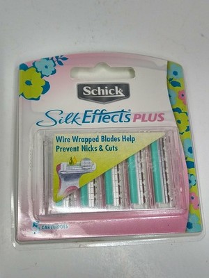 Schick Silk Effects Plus Razor Cartridge Refills 1 Pack Of 5 Cartridges ...