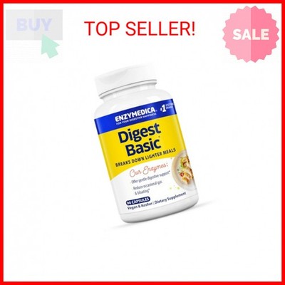 Enzymedica Digest Basic, Digestive Enzymes for Sensitive Stomachs ...