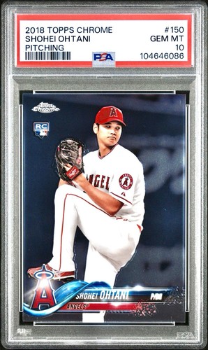2018 Shohei Ohtani Topps Chrome Rookie Card PSA 10 #150 | eBay