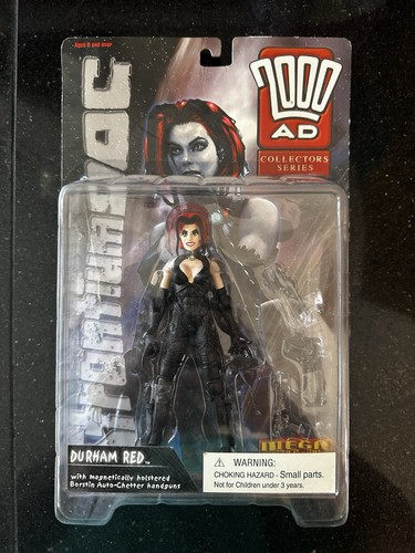 Vtg 1999 2000AD Judge Dredd Durham Red The Scarlet Cantos Action Figure ...