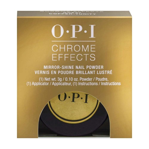 OPI Chrome Effects Mirror Shine Nail Powder CP008 Gold Digger 0.1oz/3g ...