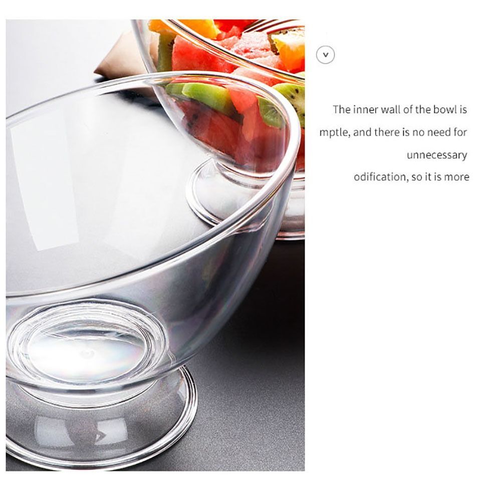 Plastic Dessert Bowl Slanted Serving Bowl Durable Seasoning Bowl Home ...