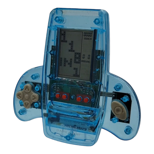 Pocket Game Player Portable Retro Handheld Blue Transparent LCD Screen ...