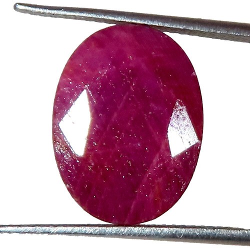 (09x13x03 MM) 4.50 Cts. Naturel Rubis Rouge Précieux Coupe Forme Ovale ...
