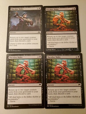 Mtg 4x Macabre Waltz Various Sets Moderate Play | eBay