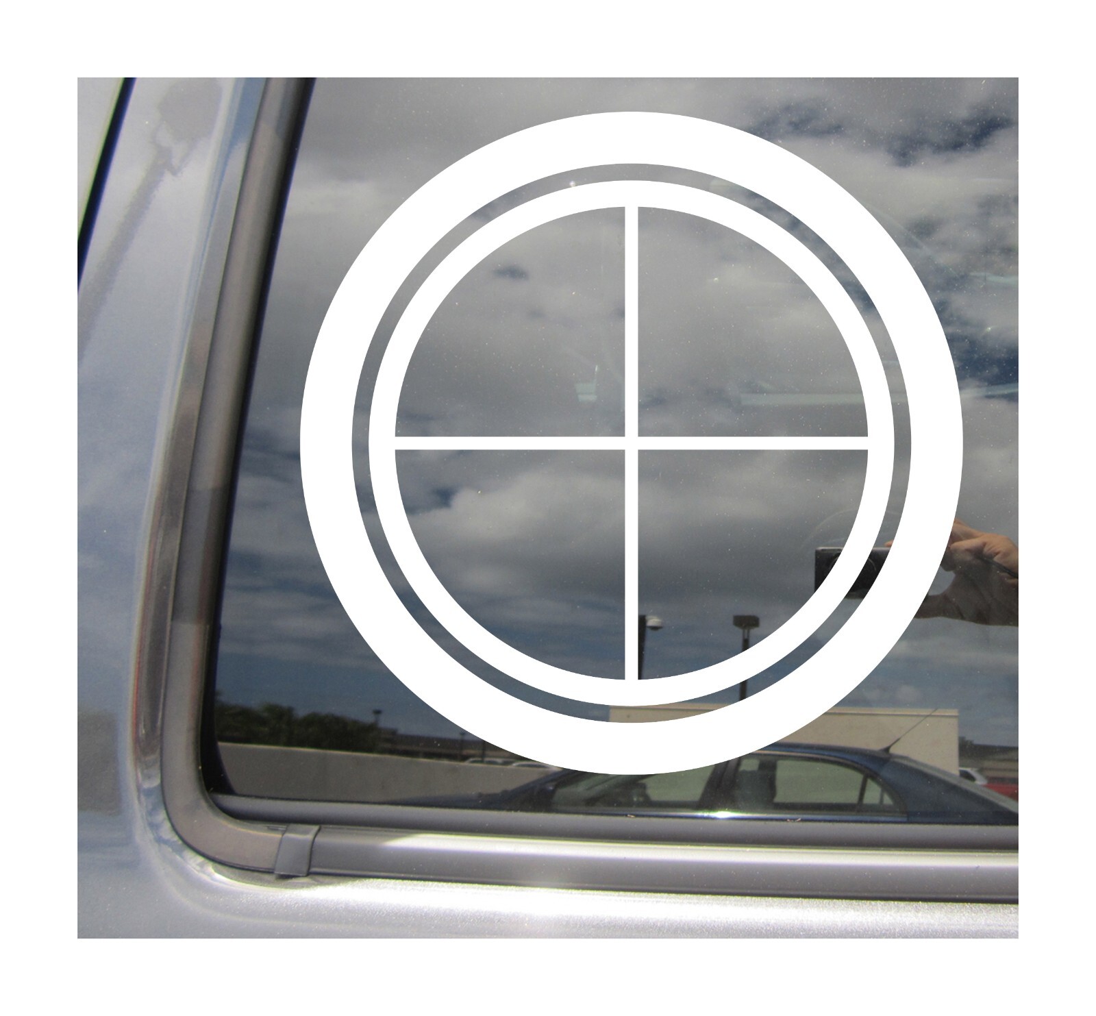 Rifle Scope Optics Reticle Hunter Hunting Big Game Car Vinyl Decal ...