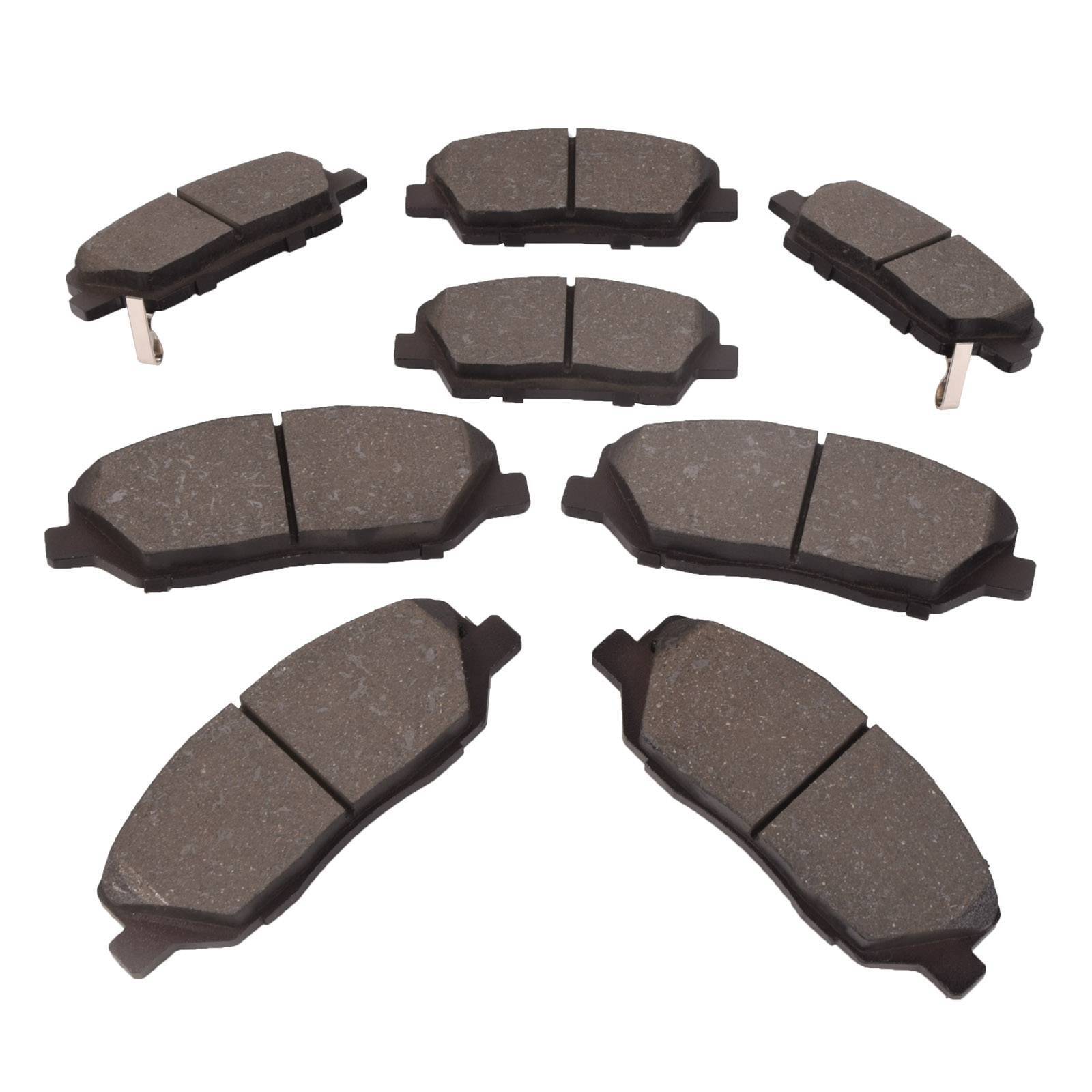 8PCS Front Rear Ceramic Brake Pads Set For Hyundai Entourage, Kia ...