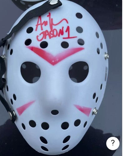 ARI LEHMAN SIGNED MASK JASON VORHEES FRIDAY THE 13th TRISTAR COA ...