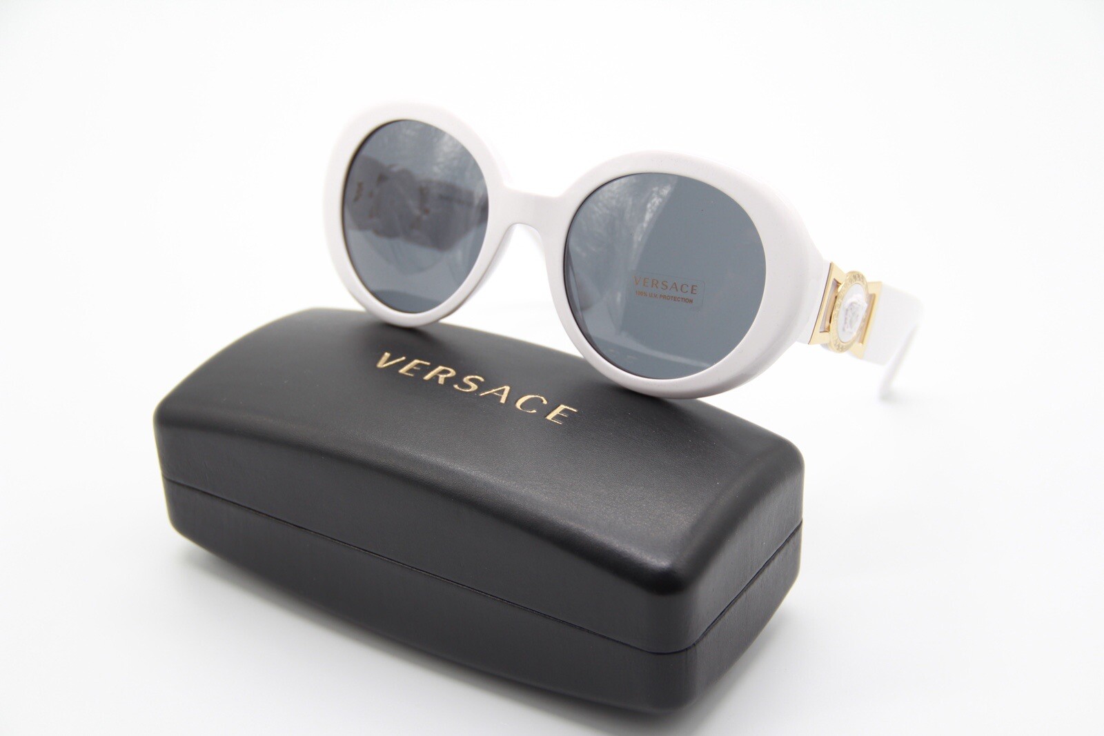 NEW SUNGLASSES VERSACE VE4414 314/87 EYEWEAR WHITE | eBay