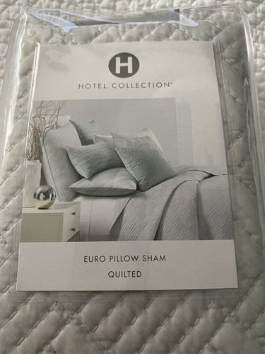 Hotel Collection LAYERED FRAME Euro Pillow Sham Quilted | eBay Australia