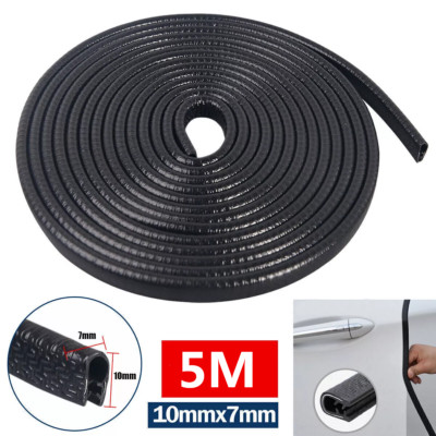5M Car Door Boot Edge Protector Strip Trim U Shape Guard Seal Rubber ...