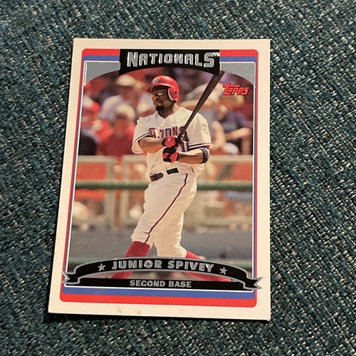 Junior Spivey Topps #103 2006 Washington Nationals MLB Baseball Card | eBay