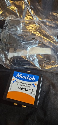 Muxlab Power Supply 5VDC/1.A US BLADE With Digital Audio Converter ...