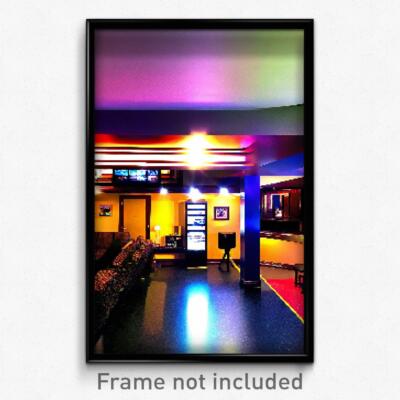 Pixel Art Poster - Famous Entertainment Room (8 Bit Video Game Print ...