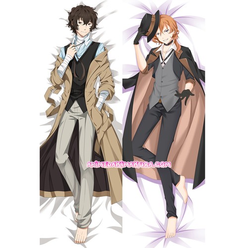 Bungo Stray Dogs Osamu Dazai Hugging Body Pillow Case Cover | eBay