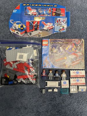 LEGO Spider-Man 4857 Doc Ock’s Fusion Lab 100% Complete W/Instructions ...