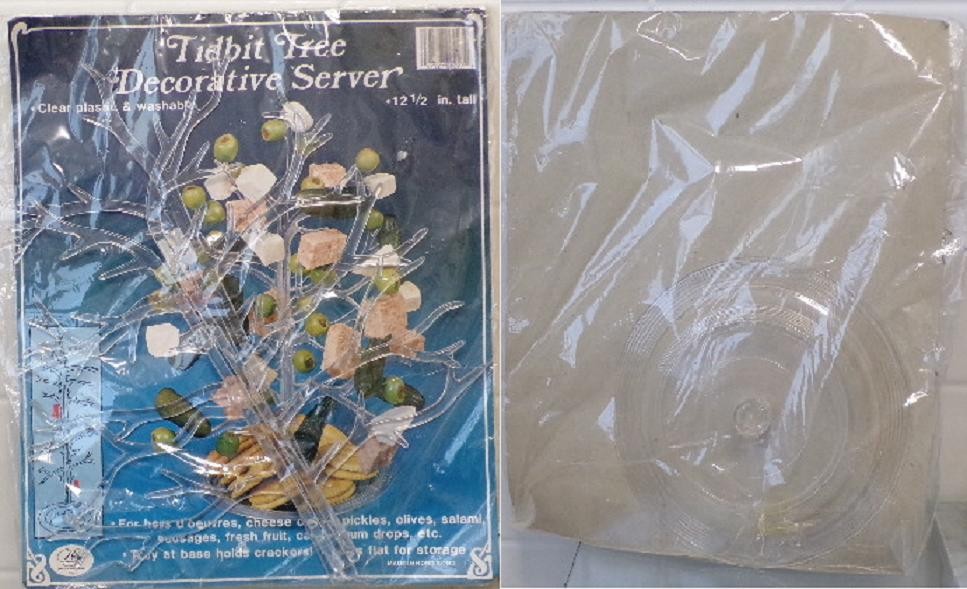 Price Tidbit Tree Decorative Server Clear Plastic Gum Drop Tree ...