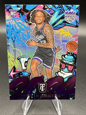 2024-25 Panini Totally Certified Devin Carter Rookie Graffiti #13 Kings ...
