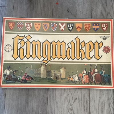 KINGMAKER BOARD GAME About the WARS of the ROSES by ARIEL 1974 Edition ...
