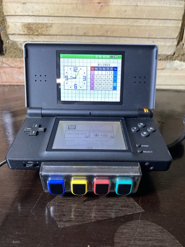 Nintendo DS Lite Console Guitar Hero Edition + Stylus Charger Game ...