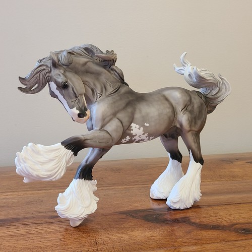 Breyer YOLO Dapple Grey Sabino Gypsy Vanner Breyerfest 2025 | eBay