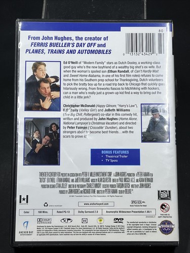 DUTCH (DVD, 2011) OOP Ed O'Neill, Ethan Randall, John Hughes (1991) HTF ...