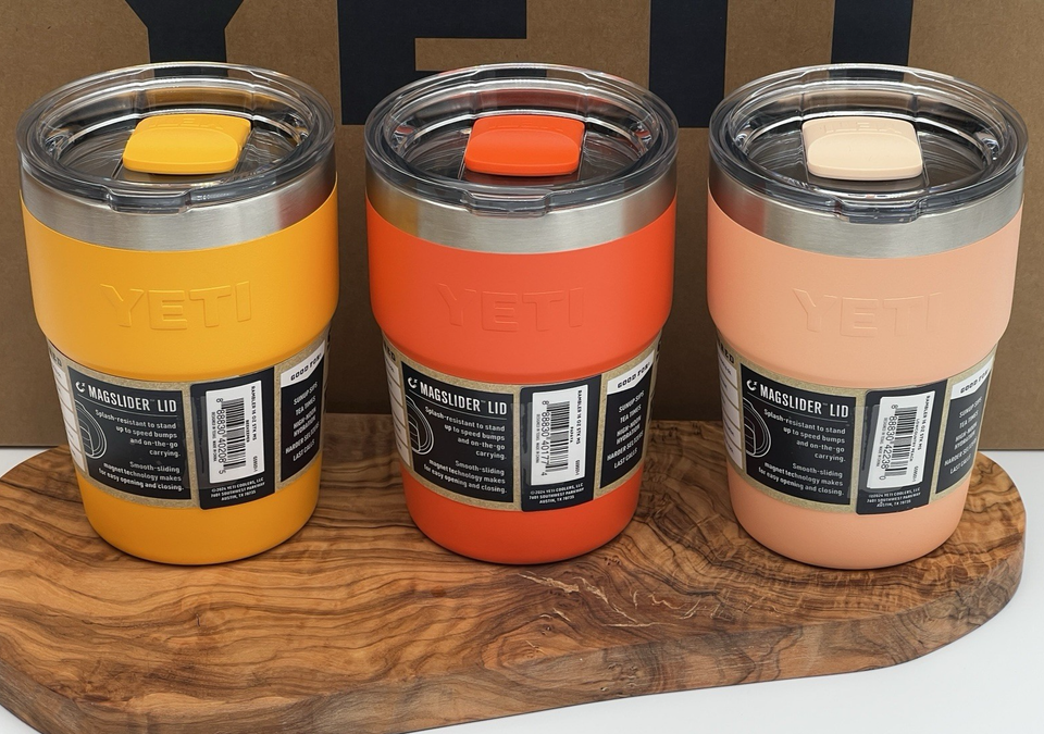 Yeti 16 oz Stackable Cup Beekeeper Papaya Peach Limited Edition Gold ...