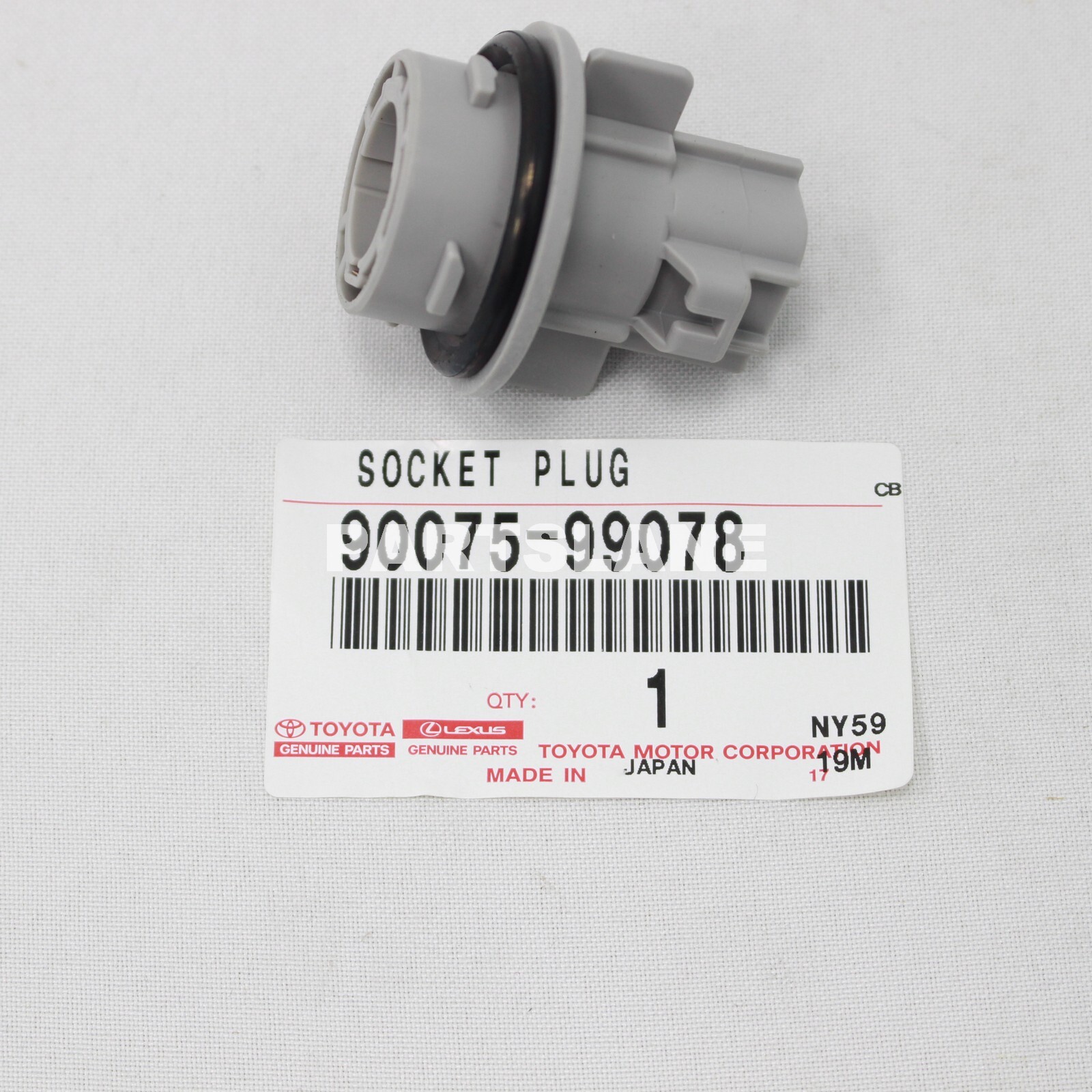 90075-99078 Toyota OEM Genuine Fog Lamp Socket Plug Assy | Front ...