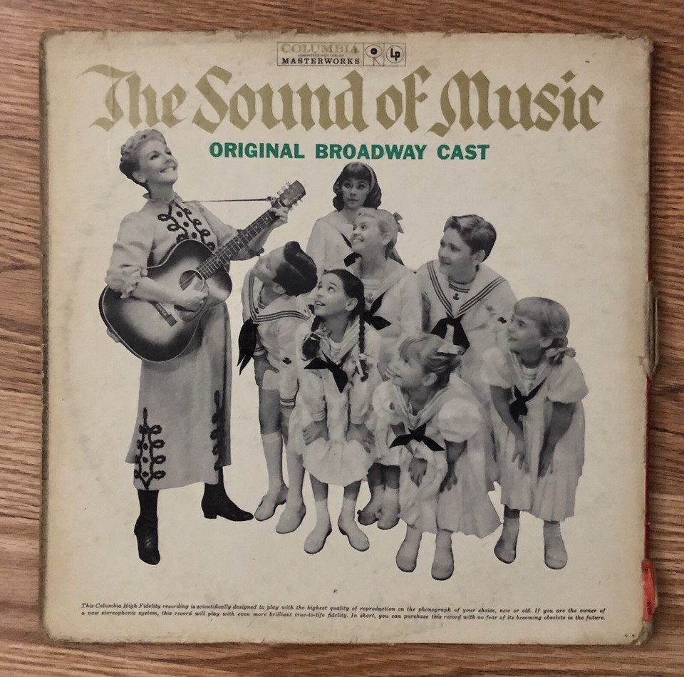 The Sound of Music Vinyl Album Mary Martin Original Broadway Cast ...