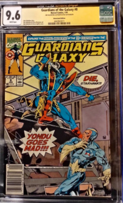 Guardians of the Galaxy 8 Signed by Jim Valentino CGC & JSA 9.6 NM+ W/P ...