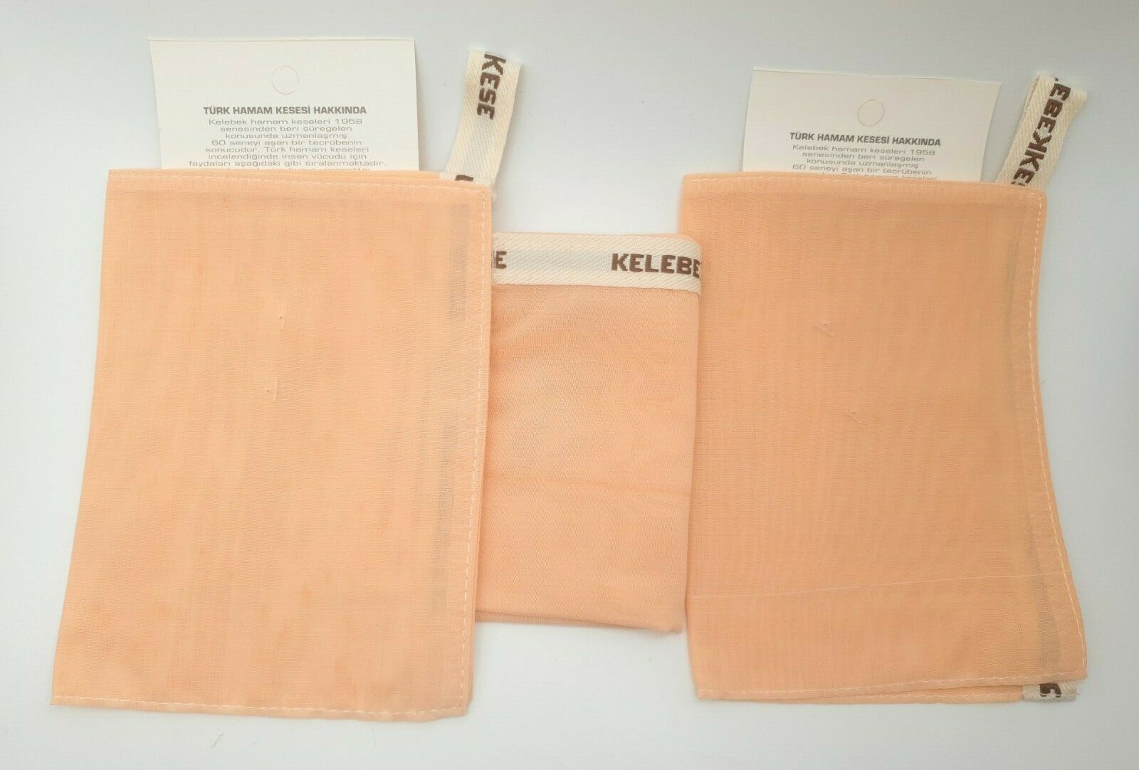 Exfoliating Gloves Turkish Bath Hammam KESE MITTS Scrub Peeling FREE ...