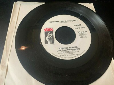 45 PROMO Johnny Taylor Doing My Own Thing STAX NM | eBay
