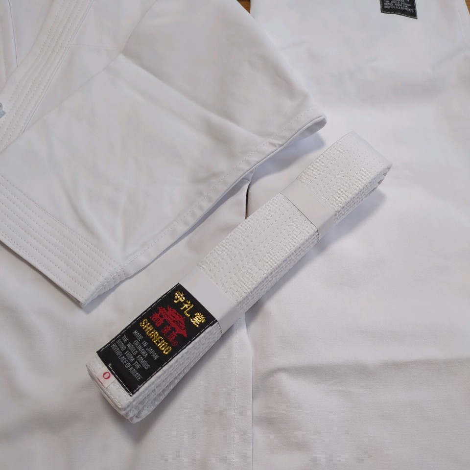 Shureido K-9 Karate Gi Lightweight Uniform Set Made in Japan Okinawa ...