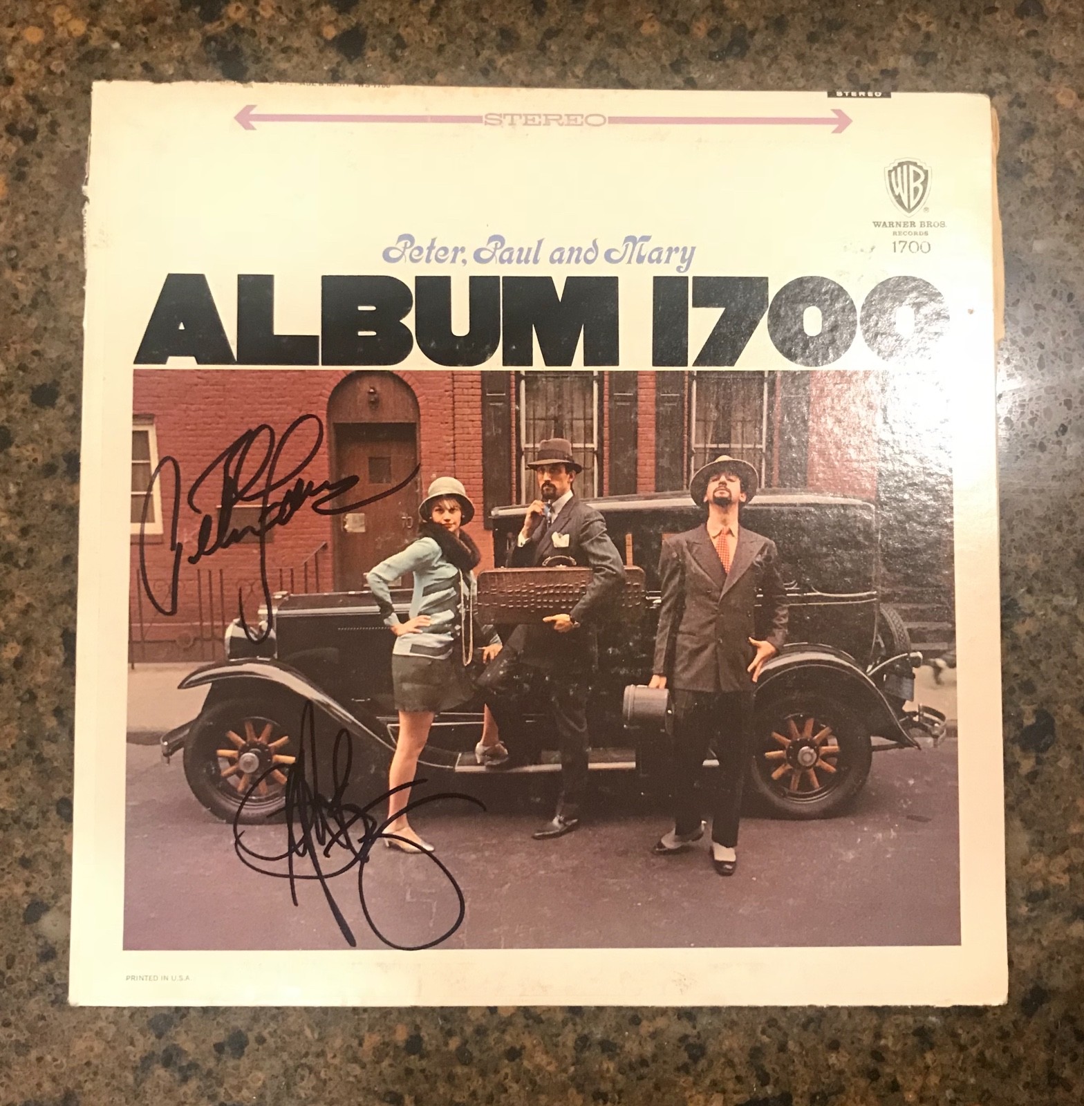 * PETER YARROW & PAUL STOOKEY * signed vinyl album * PETER, PAUL & MARY ...