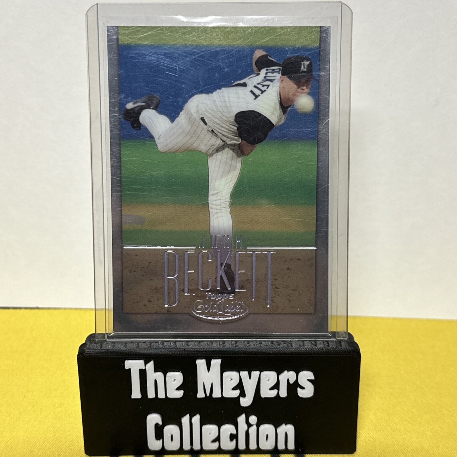 2002 Topps Gold Label Class 2 Platinum Baseball Card #141 Josh Beckett ...