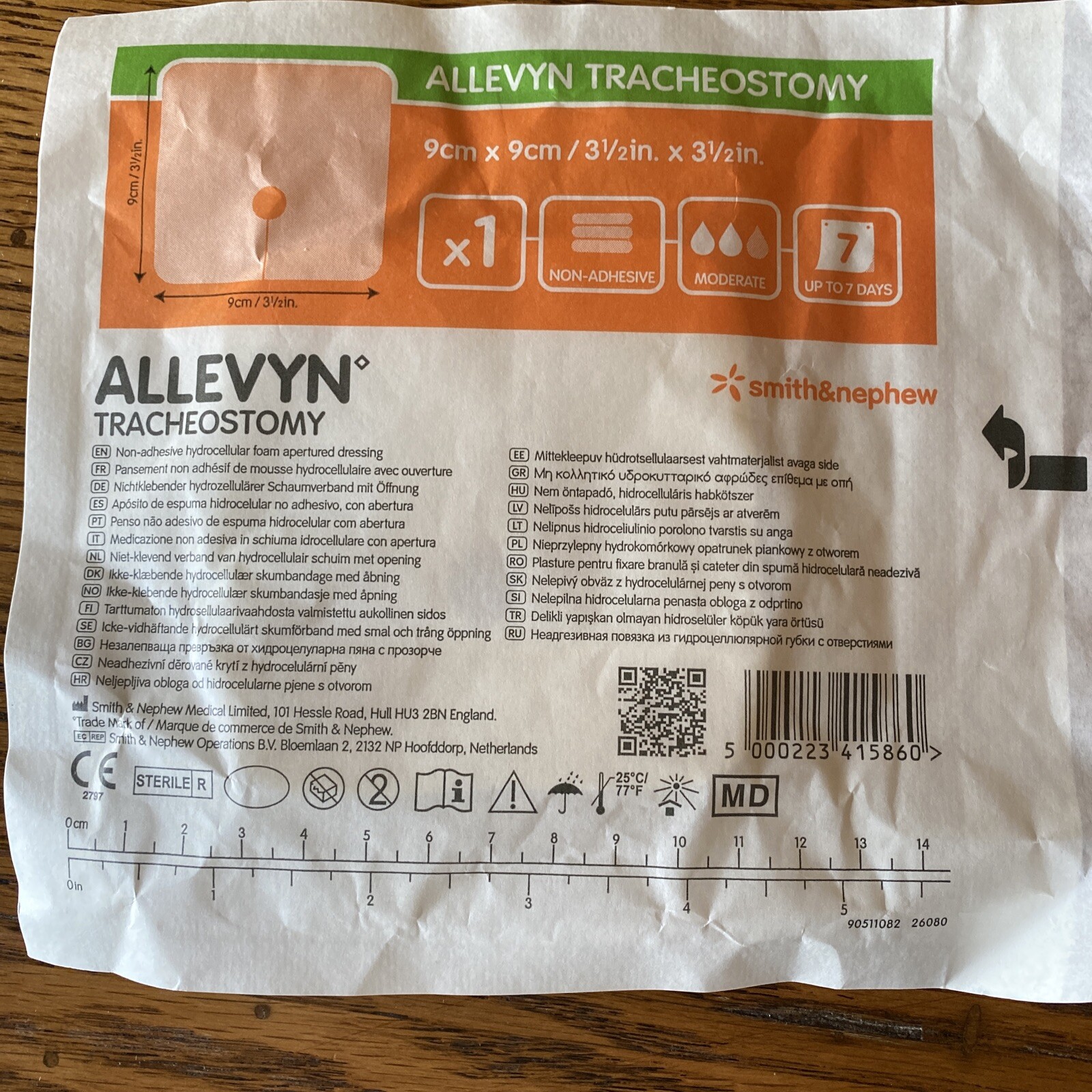Smith & Nephew 66027640 Allevyn Tracheostomy Dressing for sale online ...