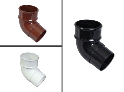 Down Pipe Offset Bend 112 Degree Round Floplast Brand Fits 68mm Round ...