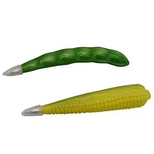 Maydahui 8PCS Vegetables Shaped Ballpoint Pens Artificial Corn Red ...