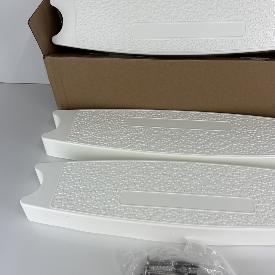 3-Pack 18" Universal Pool Ladder Steps Replacement, Heavy-Duty Molded ...