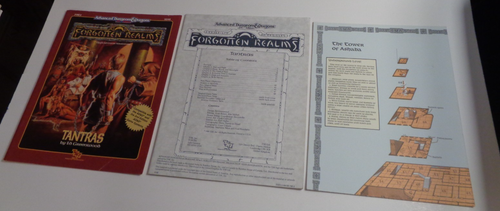Tantras (Advanced Dungeons & Dragons Forgotten Realms FRE2) w MAP TSR ...