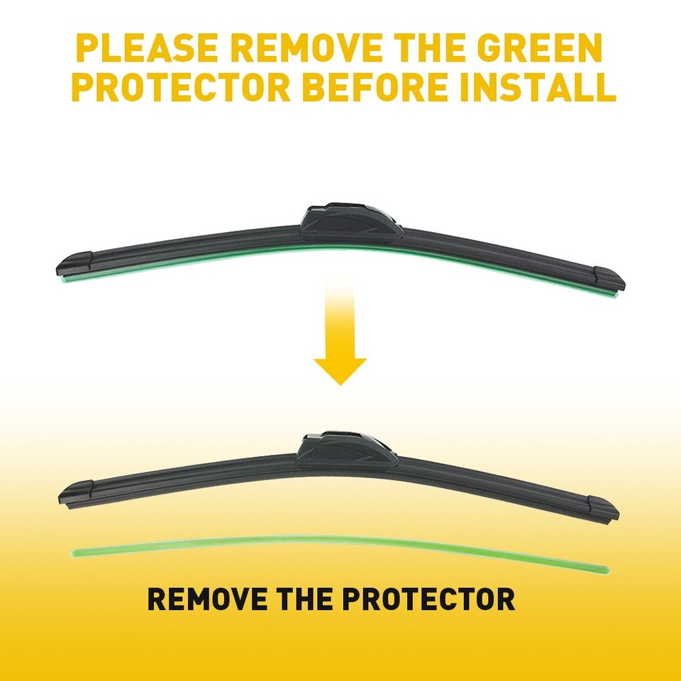 4L0955407 Windshield Wiper Blade For Jeep Wrangler 00-22 One Set of 15 ...