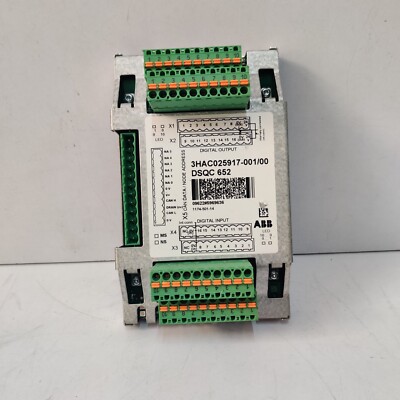 ABB 3HAC025917-001/00 DSQC 652 Digital Input Output Module *Tested* *OK ...
