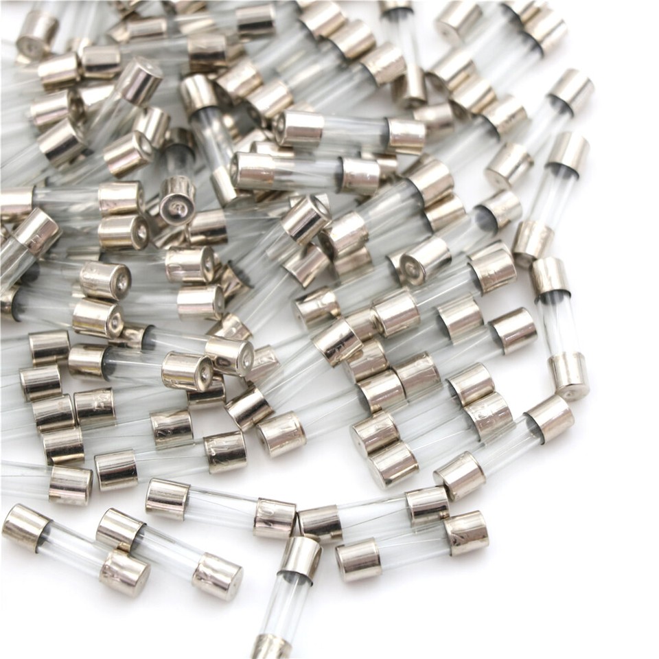 100Pcs/Box 2A 250V Fuses 2 Amp Fast-Blow Fuse 5mm x 20mm F2AL250V Glass ...