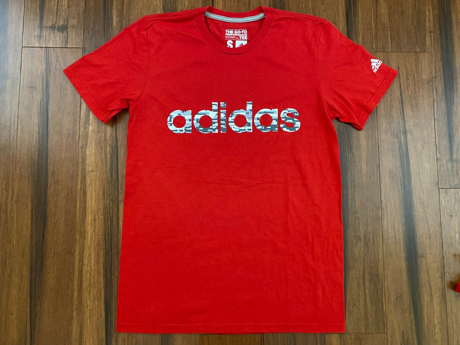 Adidas Go-To Performance Tee Red Men's T-Shirt New S, L Large | eBay