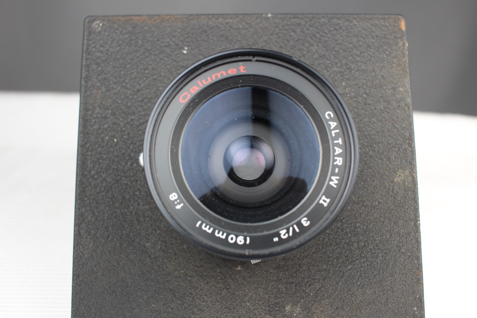 Calumet Caltar-W II 3½" (90mm) f:8 CALUMET Copal-NO.0 LENS -FOR PARTS ...